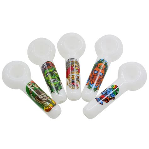 Unique Heady Glass Pipe Tobacco Smoking Spoon Hand Pipes Dry Herb Bowl Smoking Filter Wish