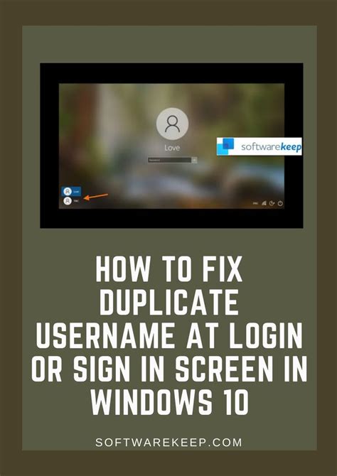 How To Fix Duplicate Username At Login Or Sign In Screen In Windows 10 Artofit