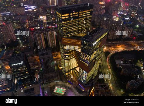 Aerial View Of Tencent Headquarters In Shenzhen China The 250 Meter
