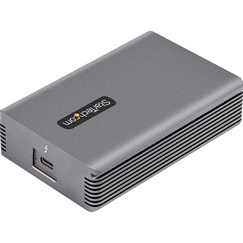 Startech Thunderbolt 3 To Ethernet Adapter Female To Female Space Gray Tb310g2 Image 1