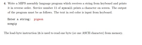 Solved Write A Mips Assembly Language Program Which Chegg