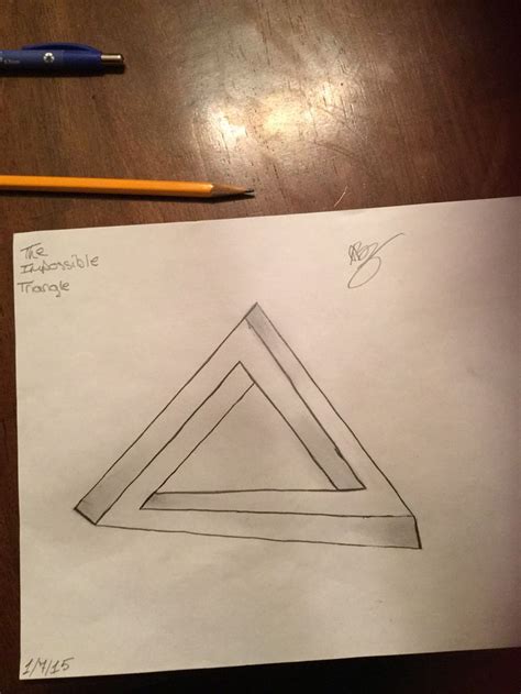 The Impossible Triangle Impossible Triangle Triangle Tattoo Triangle