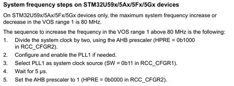 Solved Stm32u5a5 Hard Fault Setting Sysclk 64mhz Stmicroelectronics Community