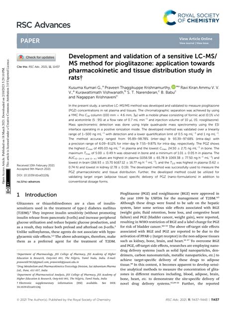 pdf development and validation of a sensitive lc ms ms method for