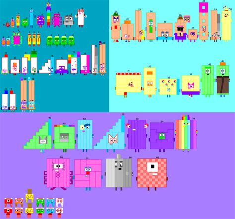 Numberblocks Pixels Art By Quaticharjasy On Deviantart