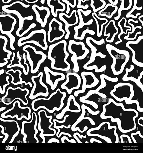 Deformed Wavy Dope Word Seamless Pattern Wallpapervector Graphic