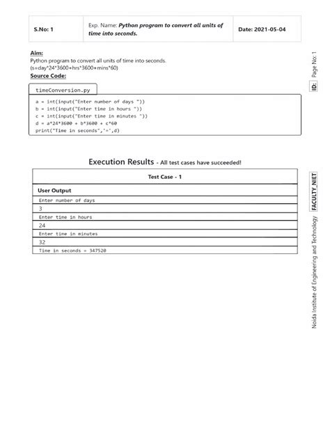 Problem Solving Lab Record 2024 09 23 Pdf
