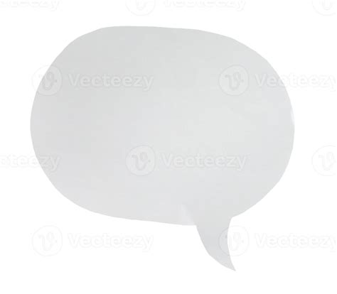Paper Bubble Text In Oval Shape Bubble Speech In White Crumpled Paper Texture 15152585 Png