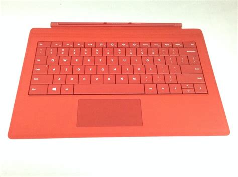 Microsoft Surface Type Cover Keyboard For Surface Pro 3 Red 1644 Rd2 00077 Buy Stuff Store