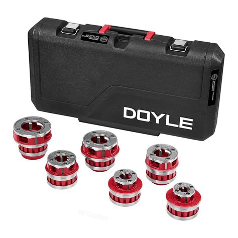 Premium Pipe Threading Die Head Kit 6 Piece