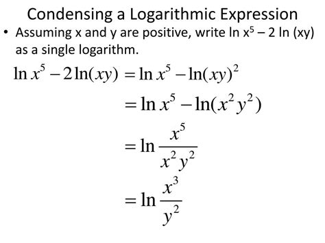 Ppt 34 Properties Of Logarithmic Functions Powerpoint Presentation