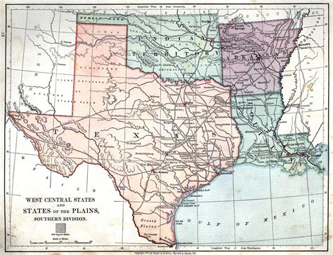 United States Digital Map Library Texas Maps
