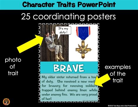 Character Traits Analysis Powerpoint With Worksheets And Posters Made