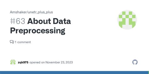 About Data Preprocessing · Issue 63 · Amshakerunetrplusplus · Github