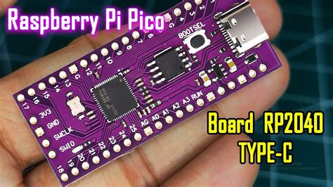 Raspberry Pi Pico Board Rp2040 Dual Core 264 Arm Low Power Microcomputers High Performance