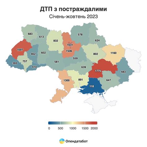 Дніпропетровська область в “лідерах” за кількістю ДТП з постраждалими та загиблими Читайте на