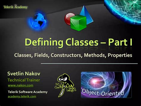 Defining Classes Part I Constructors Properties Ppt