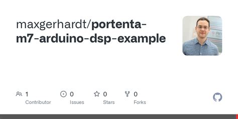 GitHub Maxgerhardt Portenta M7 Arduino Dsp Example