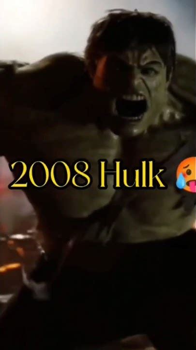 2012 Hulk Vs 2008 Hulk 🤔🤟 Hulk Youtube