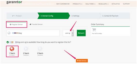 Buy Domain Name In Nigeria At Garrantor Step By Step Tutorial