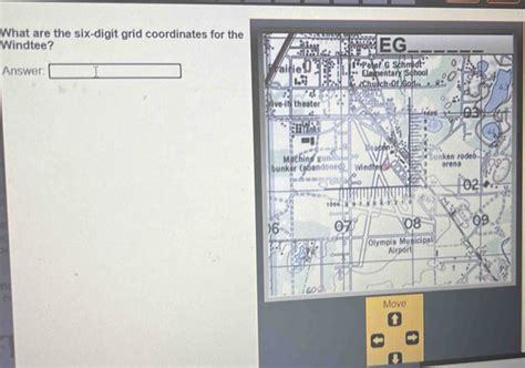 What Are The Six Digit Grid Coordinates For The Windtee Answer I 1