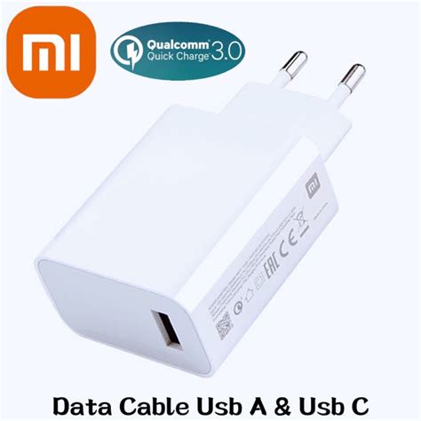 Jual Charger Xiaomi Redmi Original Usb Micro Usb Type C Fast Charging Shopee Indonesia