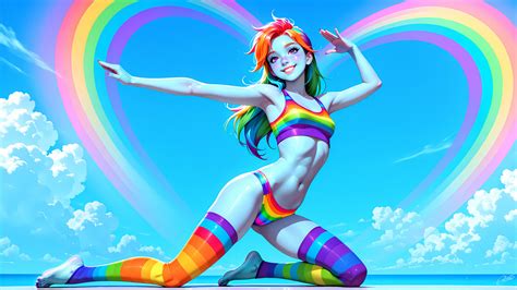 Magical Girl Rainbow Dash By Garnetdivine On Deviantart