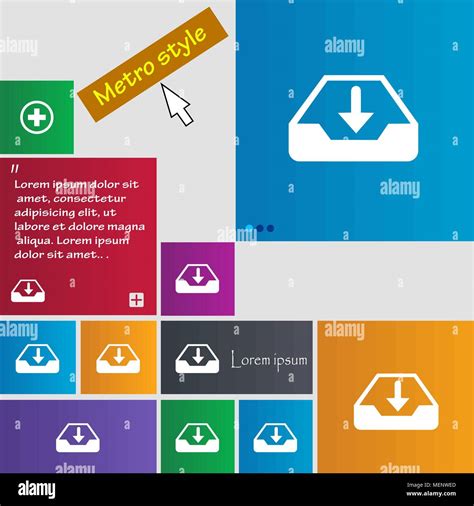 Restore Icon Sign Buttons Modern Interface Website Buttons With Cursor Pointer Vector