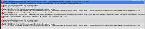 Sdk Path Is Denied Unity 201835f Unity Engine Unity Discussions