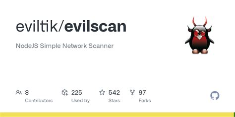 Github Eviltikevilscan Nodejs Simple Network Scanner