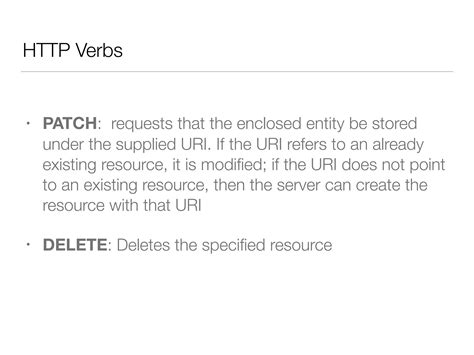 Rest 101 An Overview To Representational State Transfer Ppt
