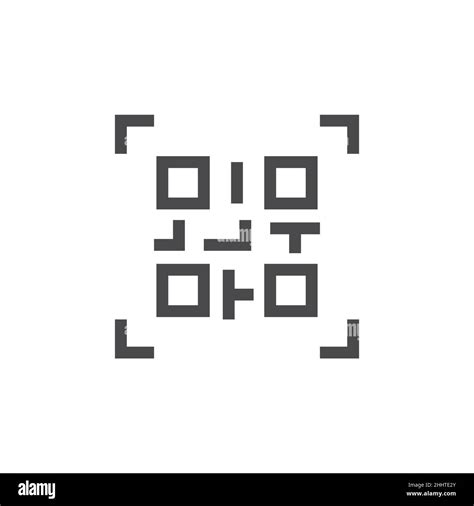 QR Code Line Icon Stock Vector Image Art Alamy