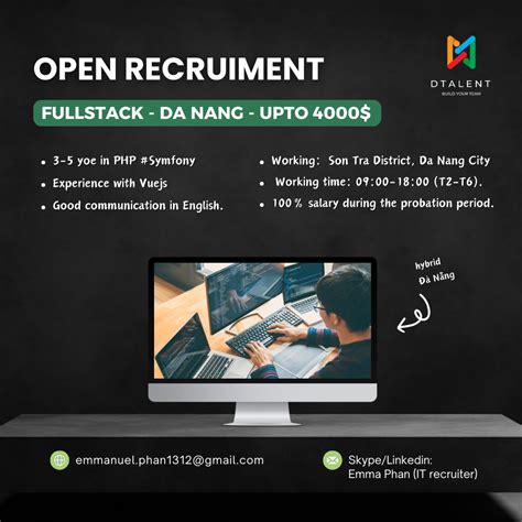 Recruiters Myconnect Fullstackdevelopers Symfony Phpdeveloper Emma Phan