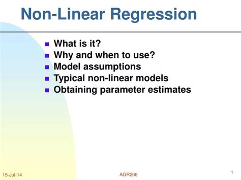 Ppt Non Linear Regression Powerpoint Presentation Free Download Id