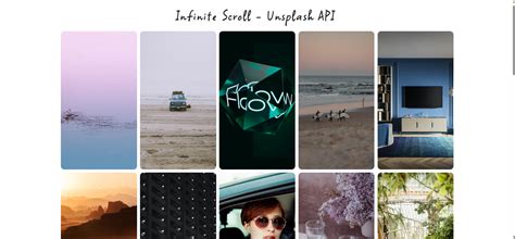 Github Ashvarya007infinity Scroll A Website That Displays Images