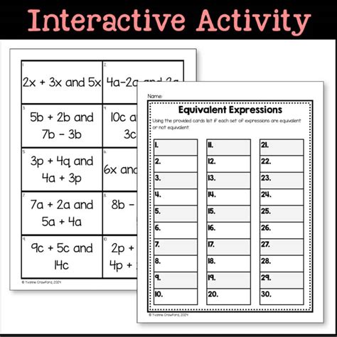 6th Grade Math Expressions And Equations Activity Bundle And Guided Notes