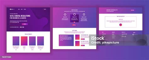 웹사이트 템플릿 벡터입니다 페이지 사업 프로젝트입니다 웹 페이지를 방문 기술 온라인 지원입니다 디자인 진화 시스템입니다 금융 서비스입니다 블로그 뉴스입니다 일러스트 레이 션