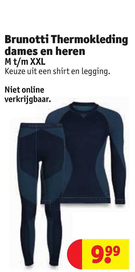 Brunotti Thermokleding Dames En Heren Aanbieding Bij Kruidvat Folderfeest Nl