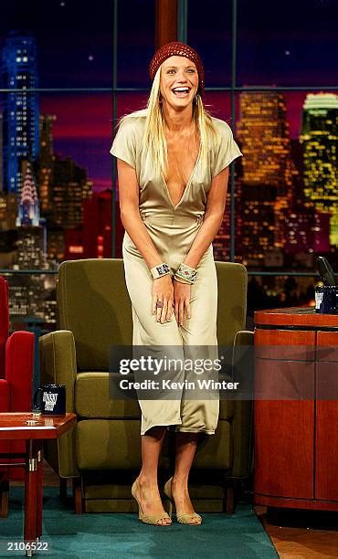 29 Cameron Diaz Appears On The Tonight Show Starring Jay Leno Stock