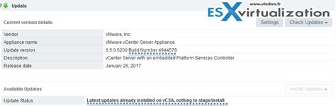 How To Patch VMware VCenter Server Appliance VCSA From Offline Depot ZIP File ESX Virtualization