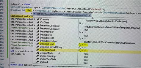 Unable To Retrieve Data From Drop Down Selected Item In C