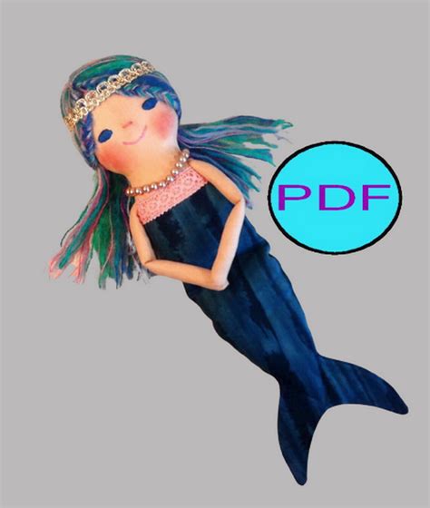 Mermaid Doll Pattern Tutorial Pdf Rag Doll Sewing Pattern Fa Inspire Uplift