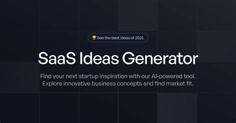 Saas Ideas Generator Turbostarter