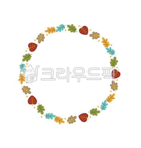 테두리 액자 프레임 이름표 가을 사진이미지일러스트캘리그라피 추야작가