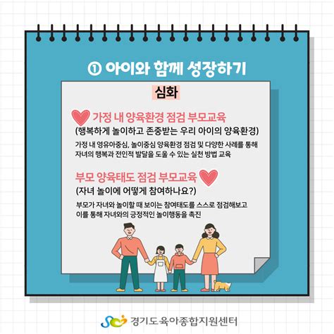 가정양육지원사업 공통부모교육 알아보기①