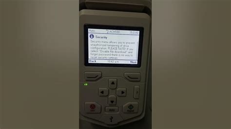 Abb Ach580 How To Lock Parameters Youtube