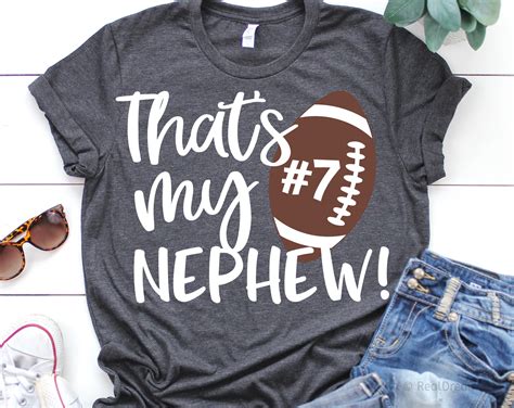 Thats My Nephew Svg Aunt Football Svg Funny Football Svg Etsy