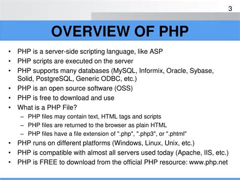 Ppt Chapter 9 Introduction To Php Powerpoint Presentation Free
