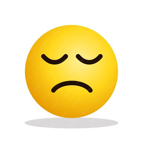 아트 그림 디자인 이모티콘 얼굴 표정 기호 나쁜 기분의 이모티콘 프리미엄 벡터