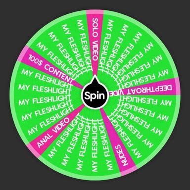 MY FLESHLIGHT Spin The Wheel Random Picker